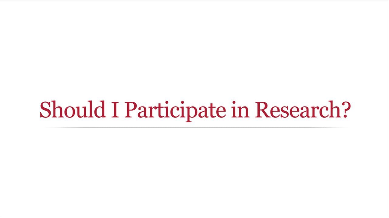 Should I Participate in Research? on Vimeo