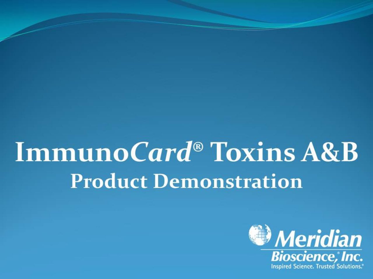 ImmunoCard® Toxins A&B Test - Product Demonstration on Vimeo
