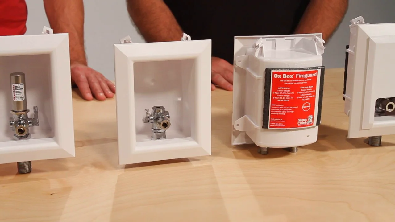 Sioux Chief Products- OxBox™ Lavatory Outlet Box on Vimeo