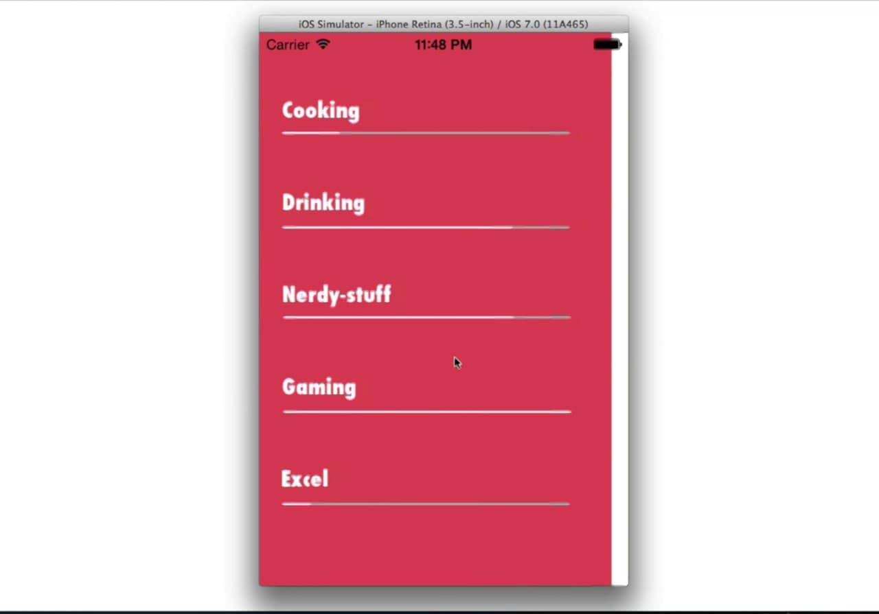 ThinkAndBuild: iOS7 Custom Transition on Vimeo