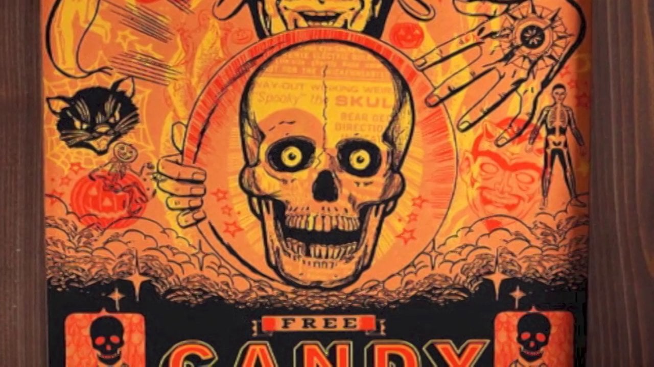Mark Brickey Printing Halloween Posters on Vimeo