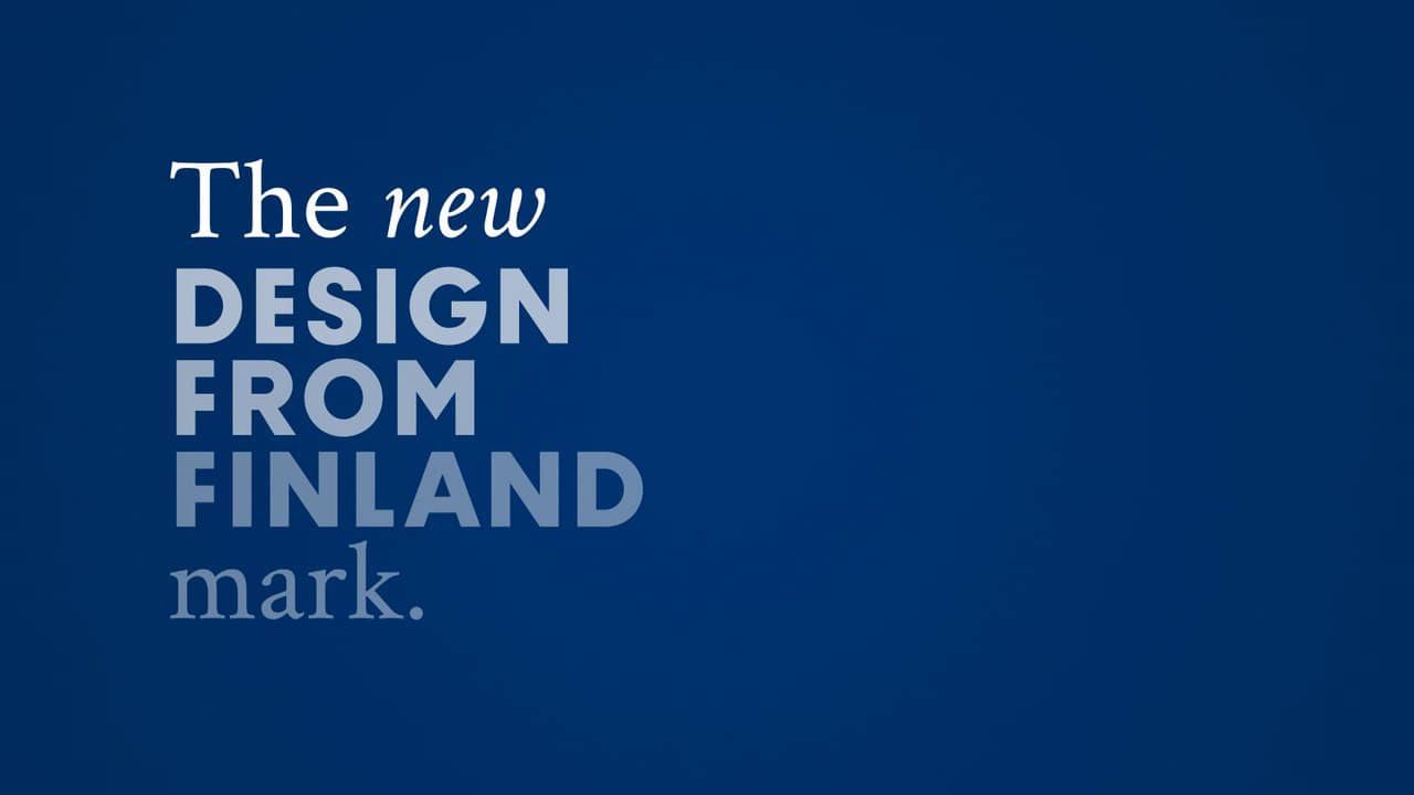 The new Design from Finland mark on Vimeo