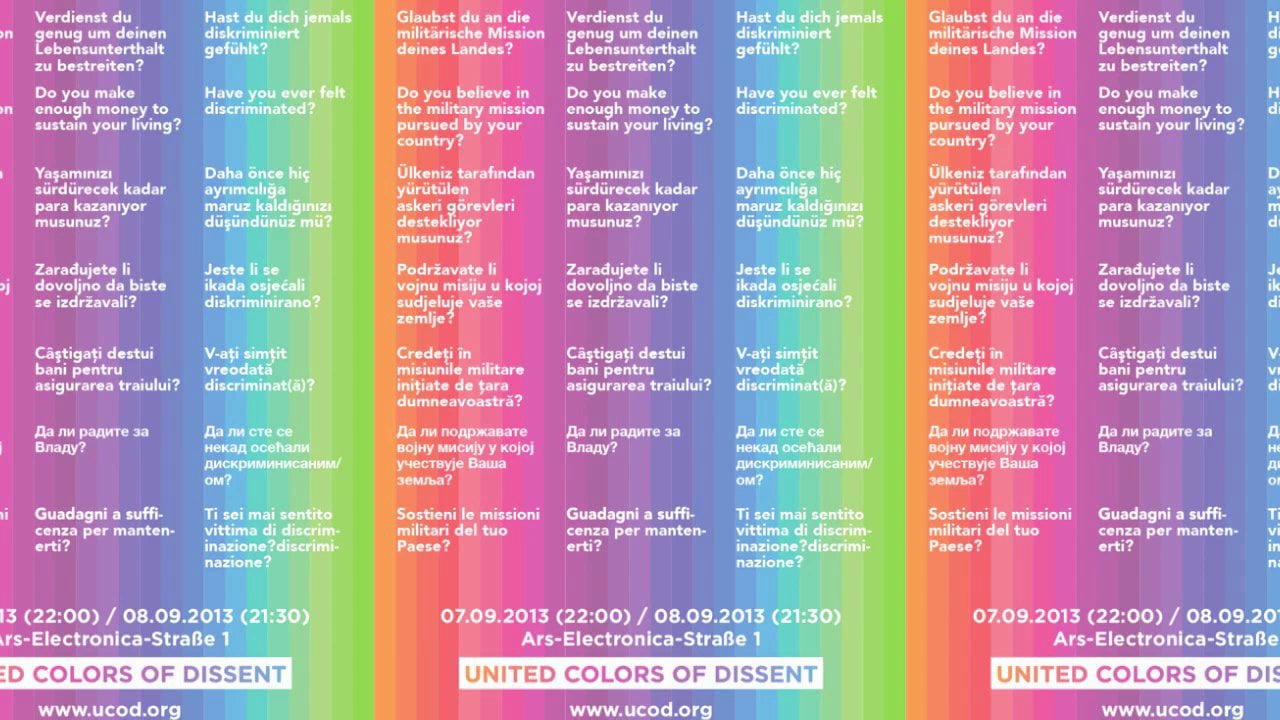 United Colors of Dissent Slideshow on Vimeo