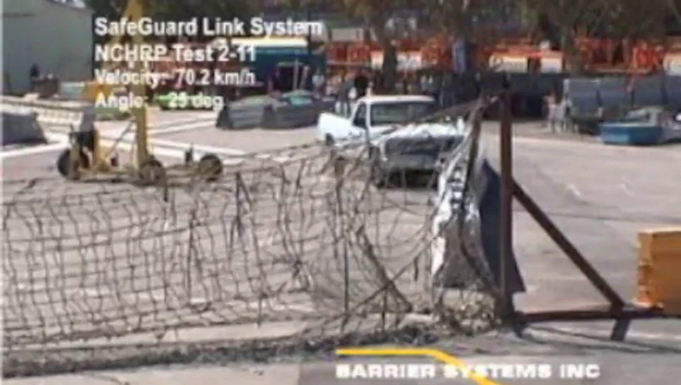 Barrier Crash Test | ArmorGuard Mobile Steel Barrier on Vimeo
