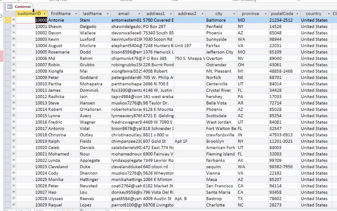 Working with Tables and Relationships in Access