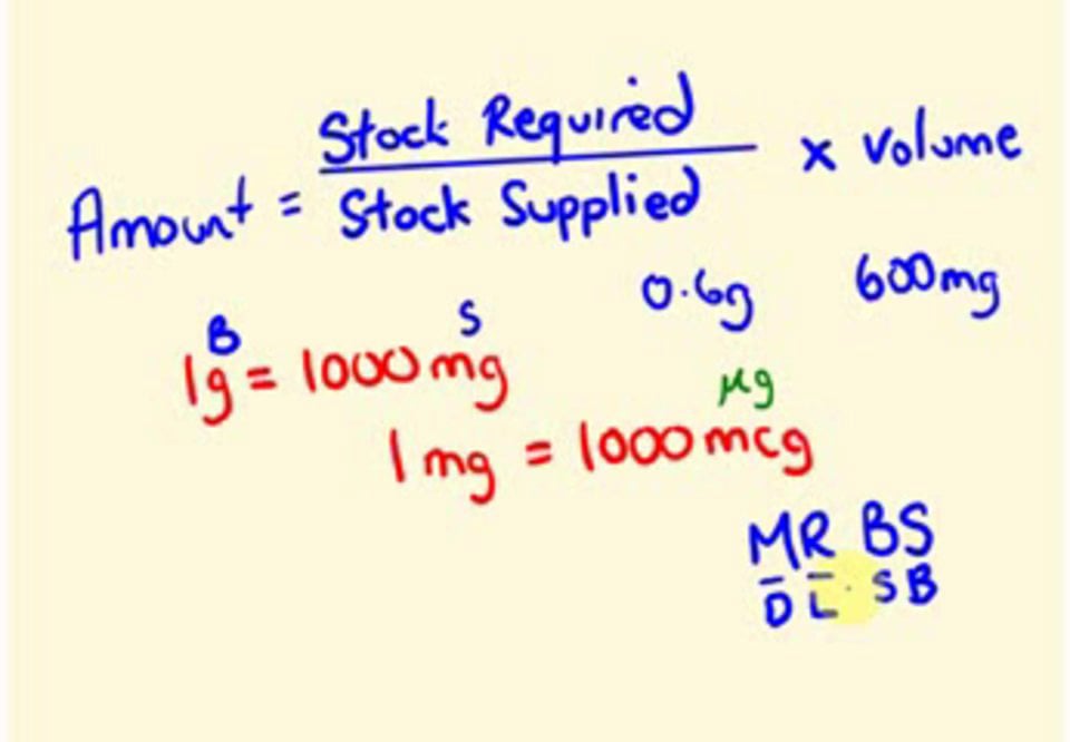 Dosage calculations for nurses - drug math made easy! - YouTube