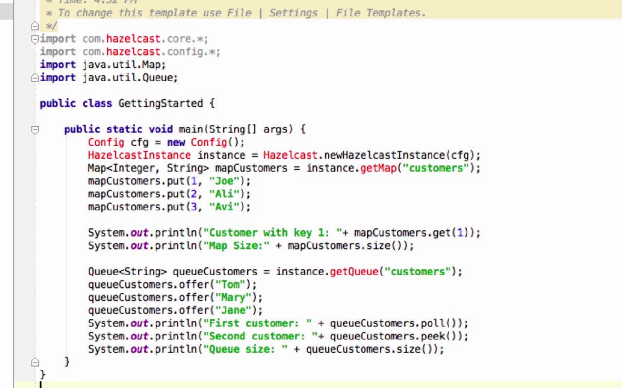 Hello World: Your first Hazelcast tutorial in Java on Vimeo