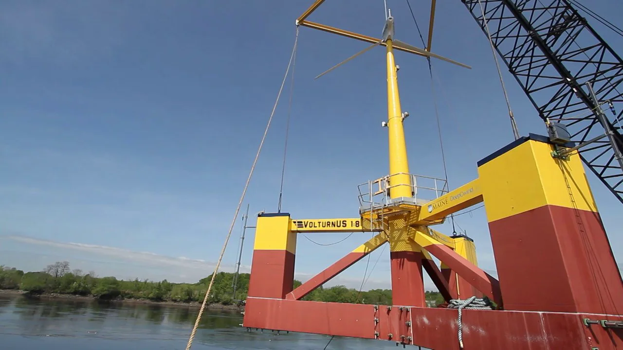 Volturnus Off Shore Wind Turbine Launch