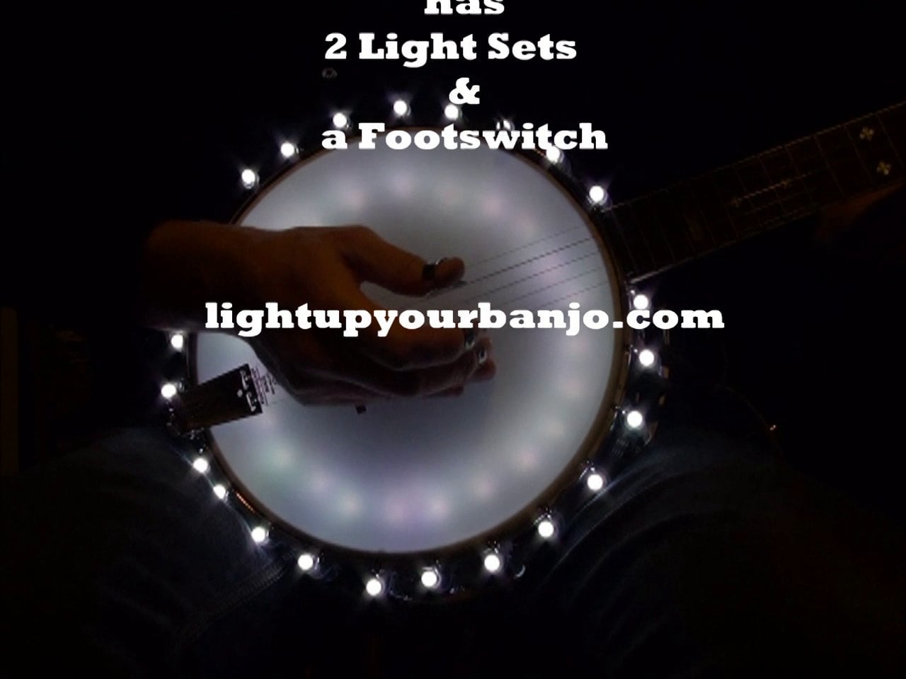 Praise the Lord my banjo has two light sets and a footswitch on Vimeo