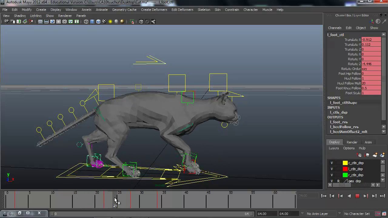 Quadrupede Walk Cycle Tutorial on Vimeo
