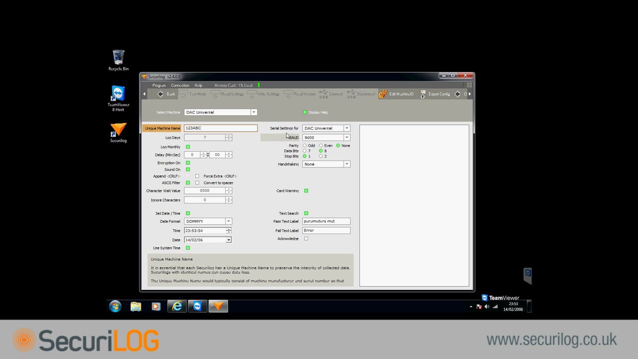Installing Securilog Software
