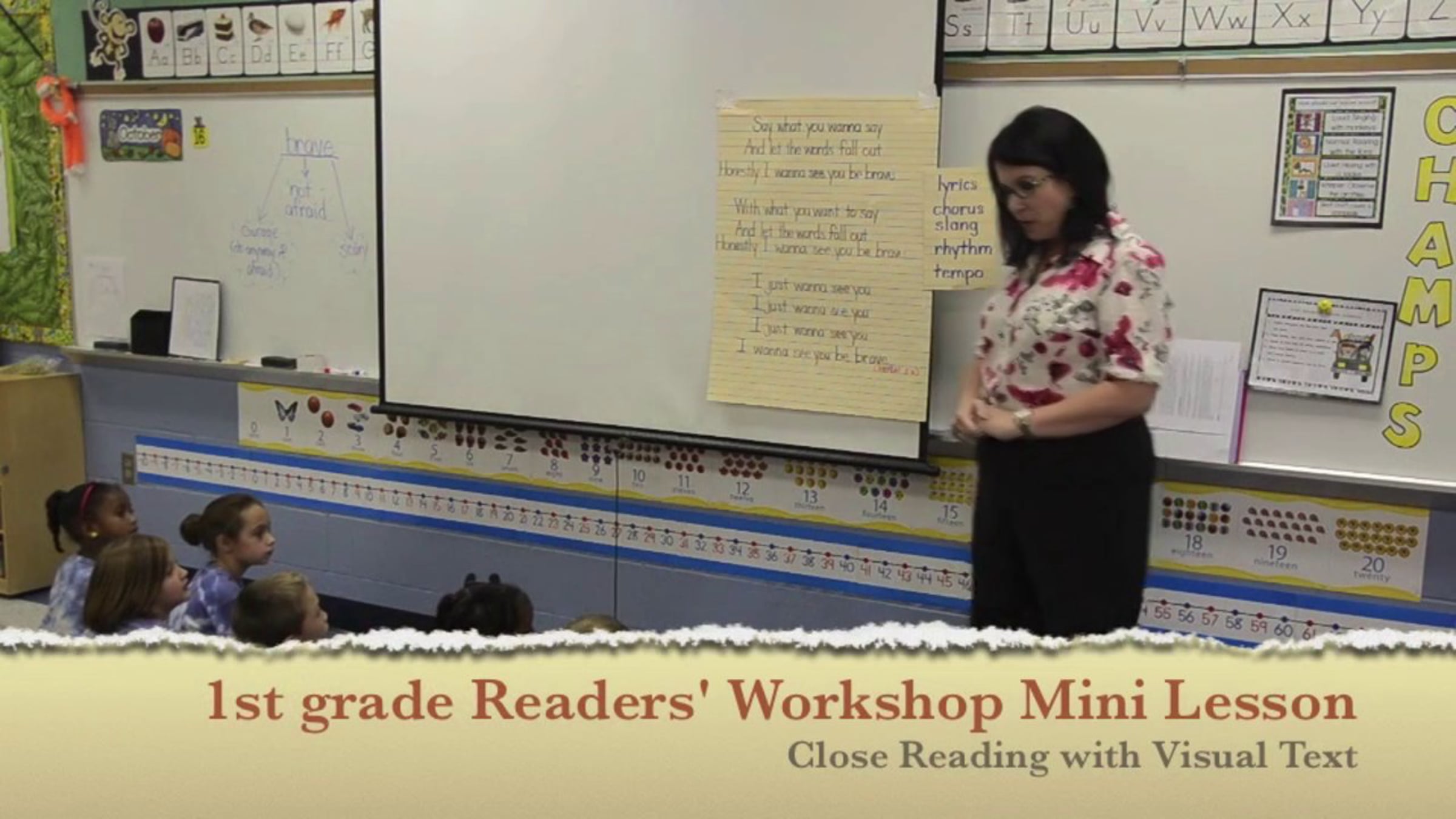 1st grade - RW Close Reading with Visual Text