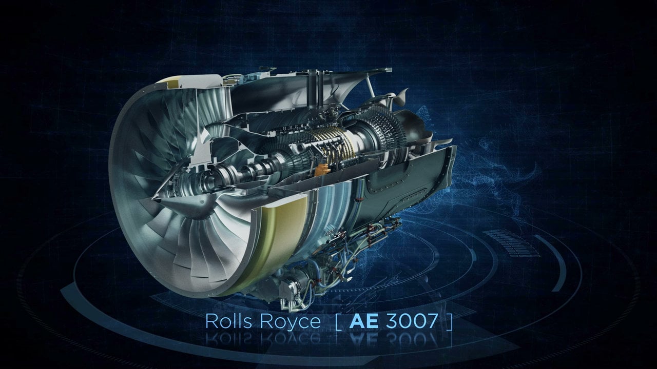 Rolls Royce AE 3007 Hologram on Vimeo