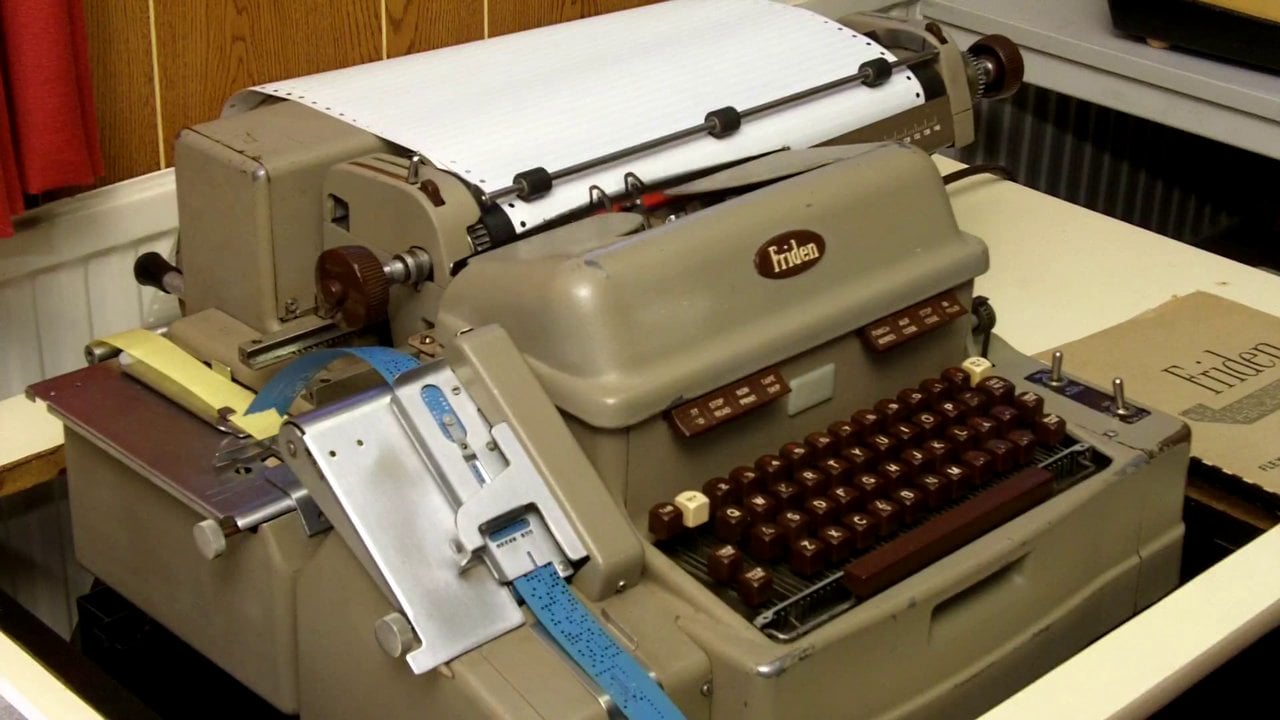 Friden Flexowriter on Vimeo