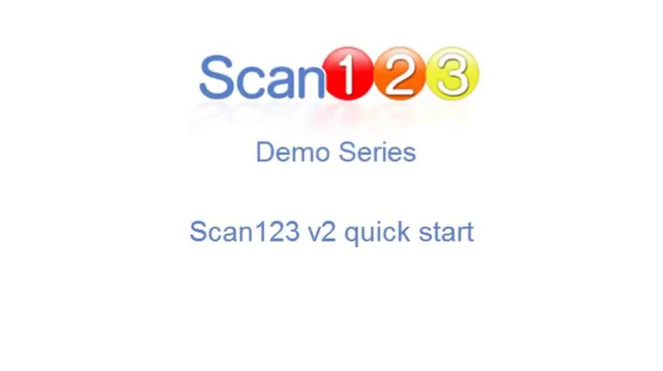 Scan123 quick start tutorial on Vimeo