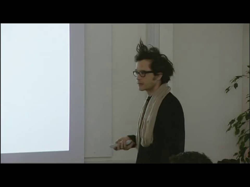 CONVERSATIONS | Lecture 0 | 2010 | Pascal Flammer on Vimeo