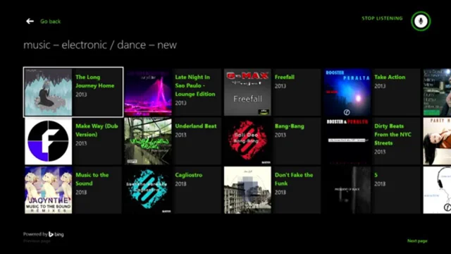 Xbox Bing Voice Search