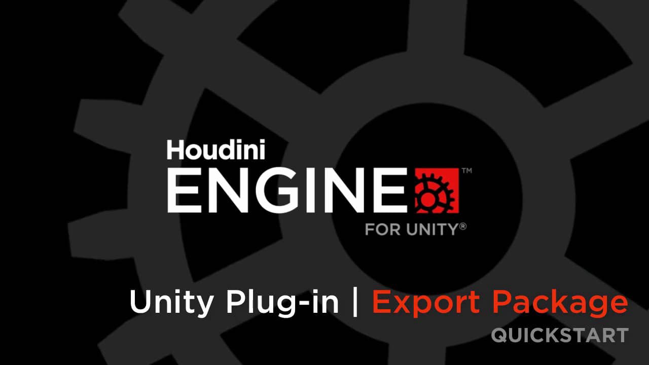 Houdini Engine for Unity | Export Package on Vimeo