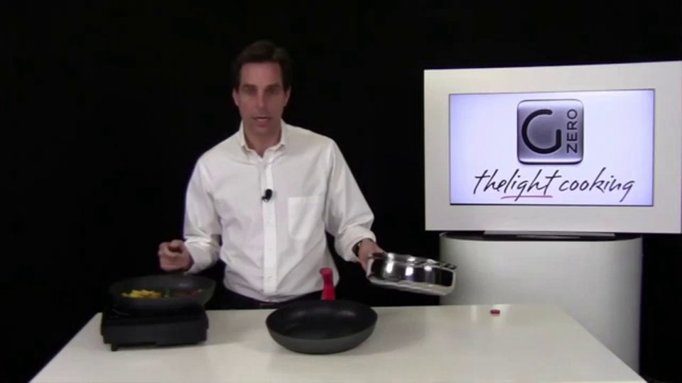 G Zero frying pan - the light cooking - product video with VCC host ...