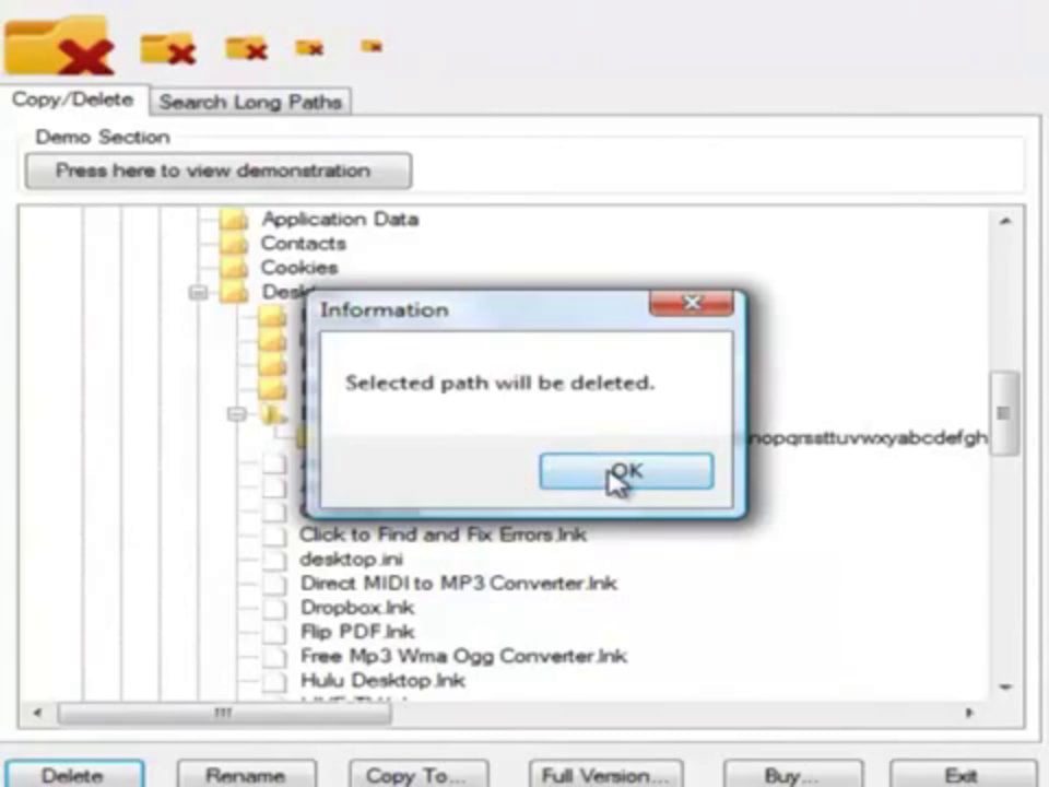 How to fix Could not find this item Error when deleting files. try LongPathTool.com on Vimeo