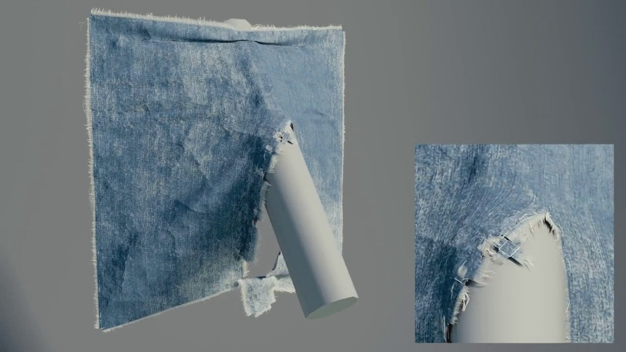 Houdini cloth tear detailing on Vimeo