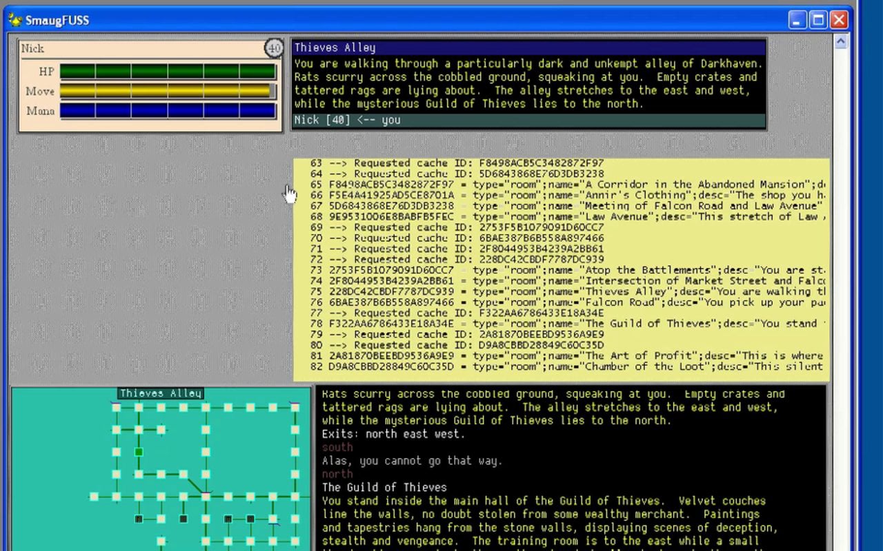 Demonstration of caching of MUD server to client information on Vimeo