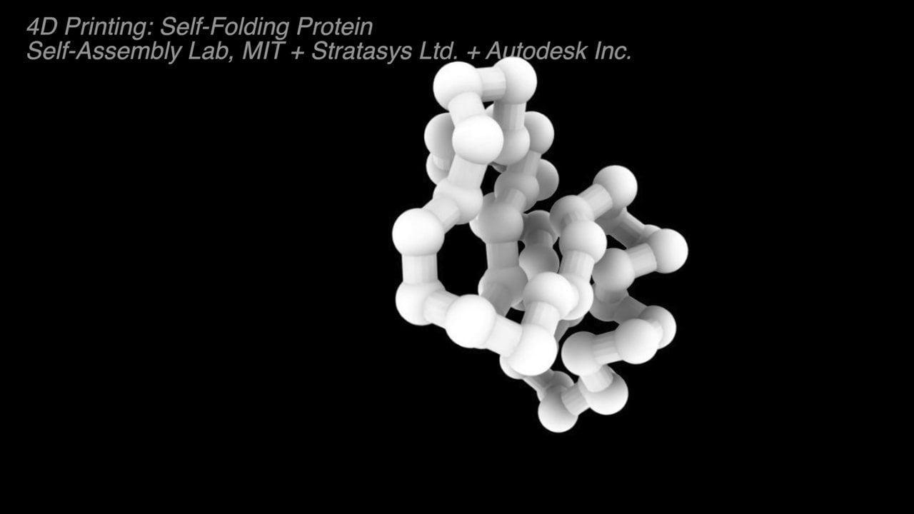 4D Printing: Self-Folding Protein on Vimeo