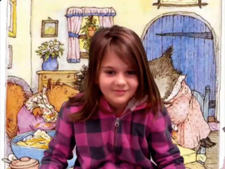Mackenzie reads "Hedgehog Bakes a Cake" by Maryann MacDonald on Vimeo