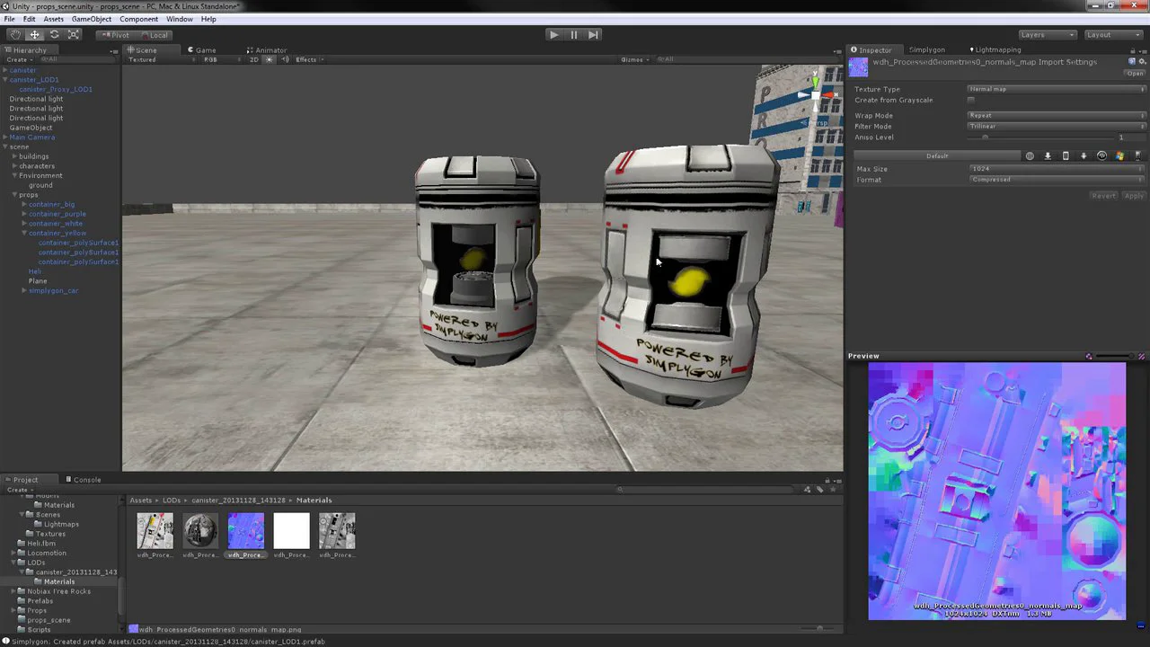 Advanced material baking in Simplygon for Unity in Simplygon Tutorials 2013 on Vimeo