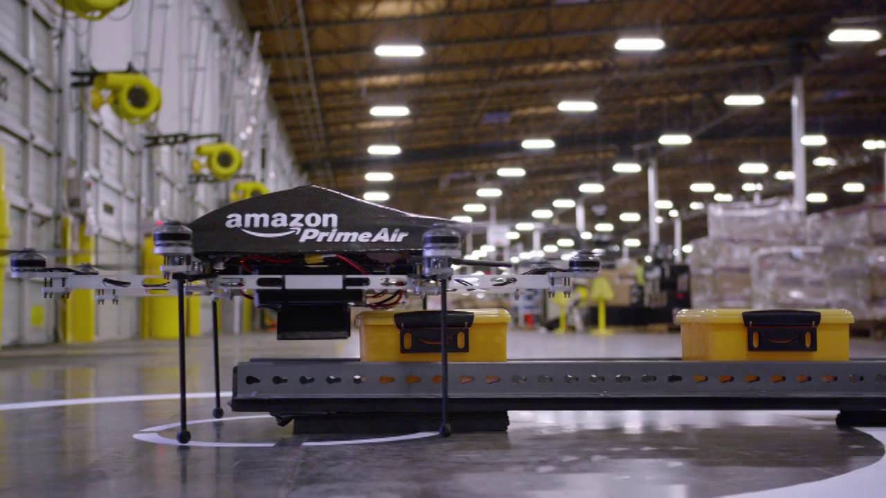 Amazon tests drones that could deliver packages "in less than 30 ...