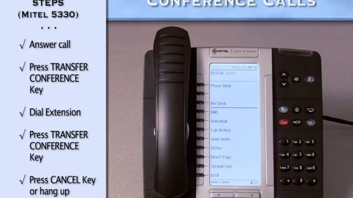 MITEL 5330 - Conference Calls on Vimeo