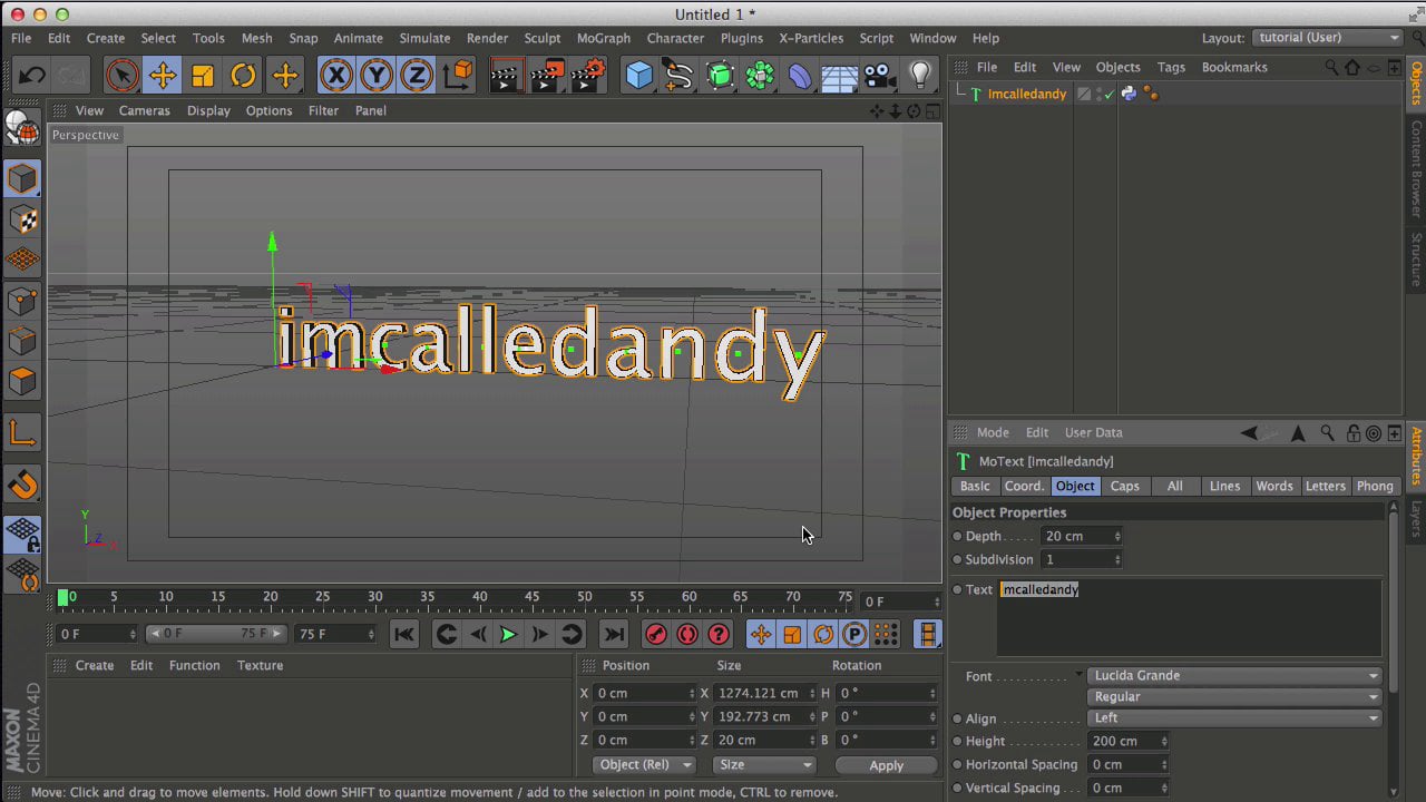 C4D QuickTip - MoText Python Tag Preset on Vimeo