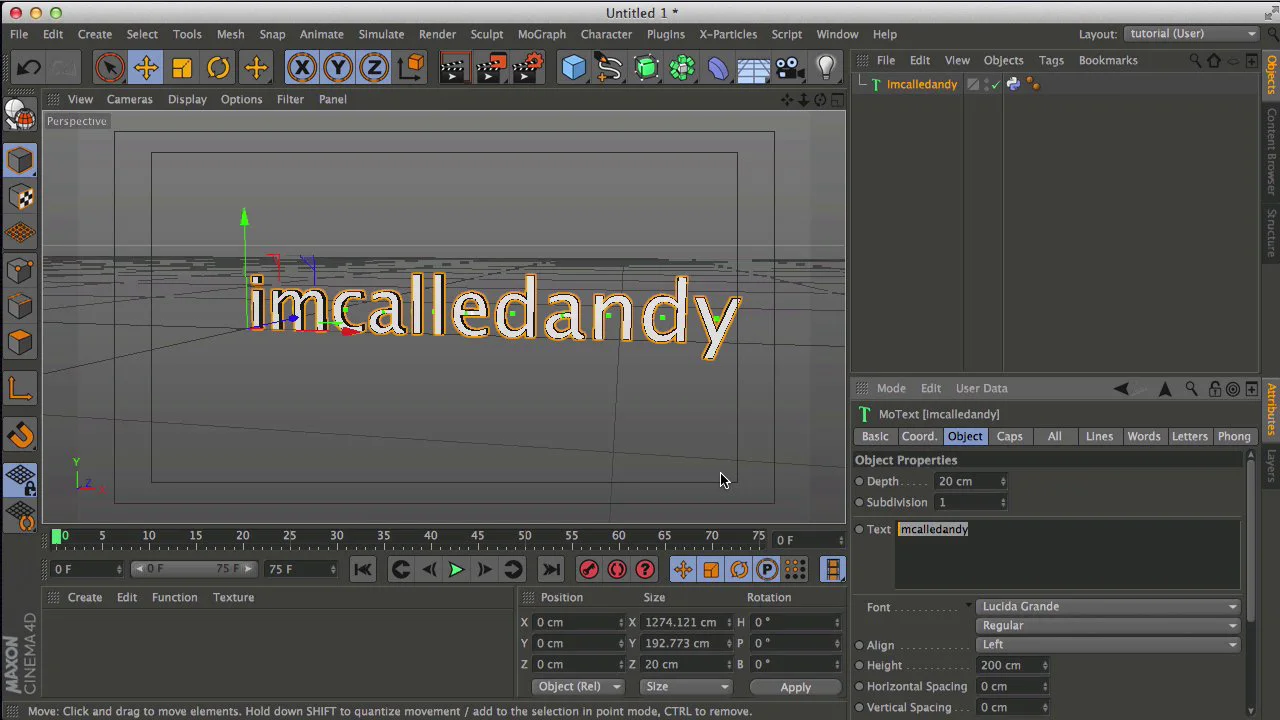 C4D QuickTip - MoText Python Tag Preset on Vimeo
