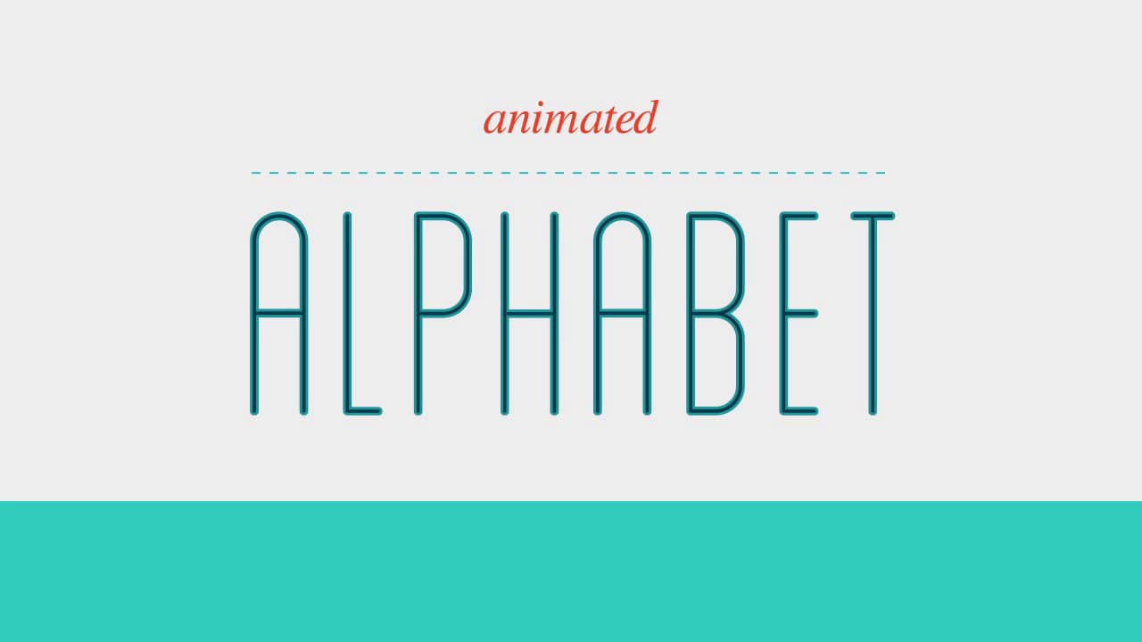 Animated Alphabet - Motion 01 on Vimeo