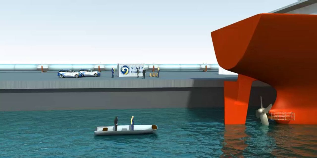 Under water installment of a net cutter by AEGIR-Marine on Vimeo