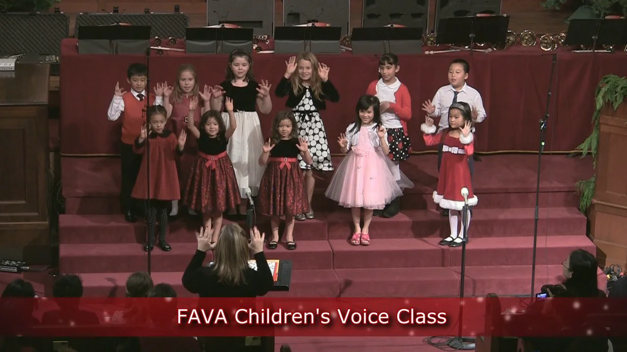 Christmas Selections by FAVA's Children's Voice Class on Vimeo