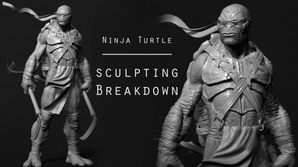 Ninja Turtle - Sculpting breakdown on Vimeo