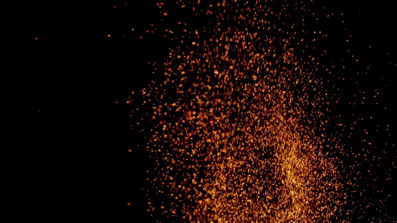 Fire Embers 20 - 25s - 4k res - FREE STOCK FOOTAGE on Vimeo