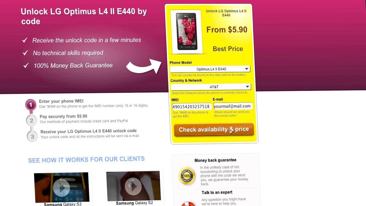 UNLOCK LG Optimus L4 II - HOW TO UNLOCK YOUR LG Optimus L4 II on Vimeo