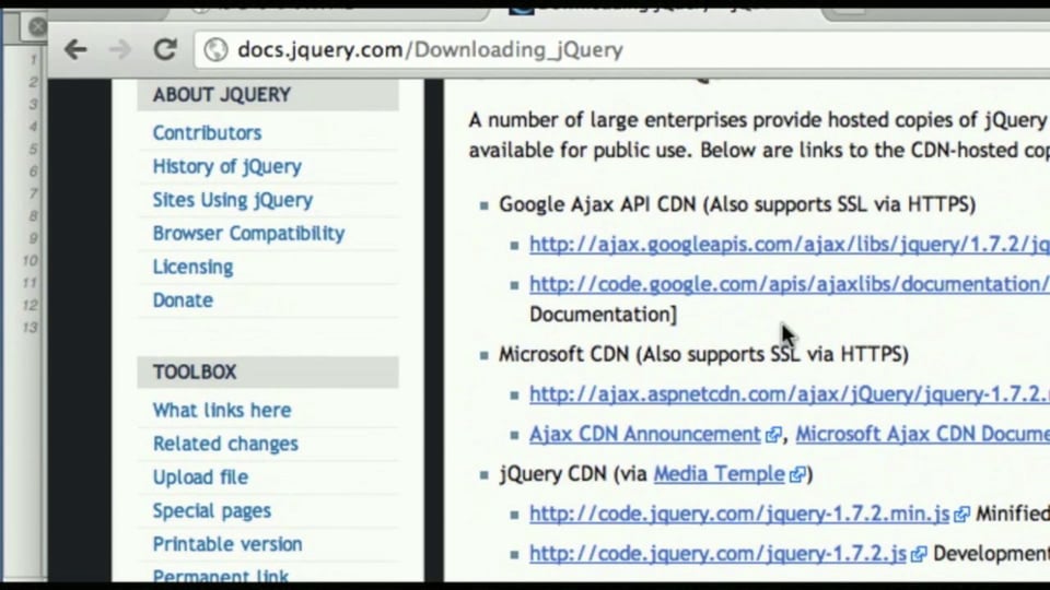 #01 jQueryとは何か？ | 【旧版】jQuery入門 - プログラミングならドットインストール