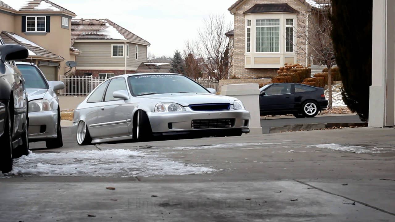 Strat's Stanced and Boosted EJ8 Civic Coupe on Vimeo
