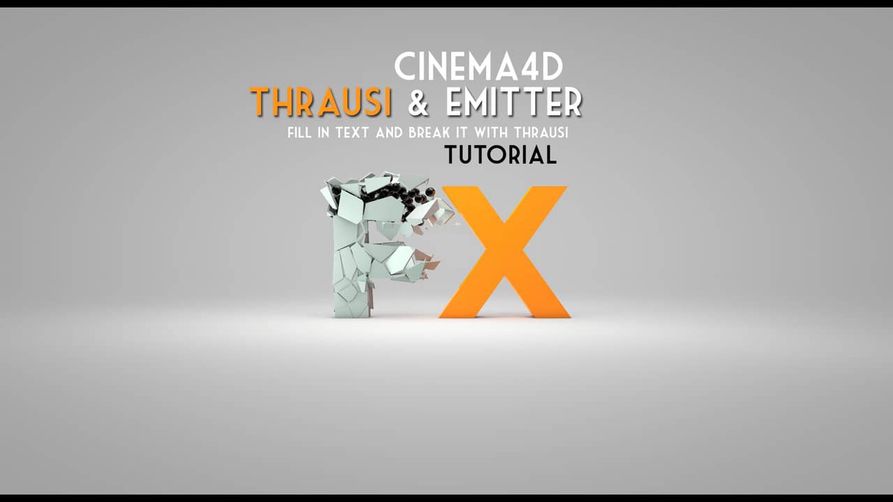 Thrausi Tutorial - Breake Objects With Thickness and fill object with ...