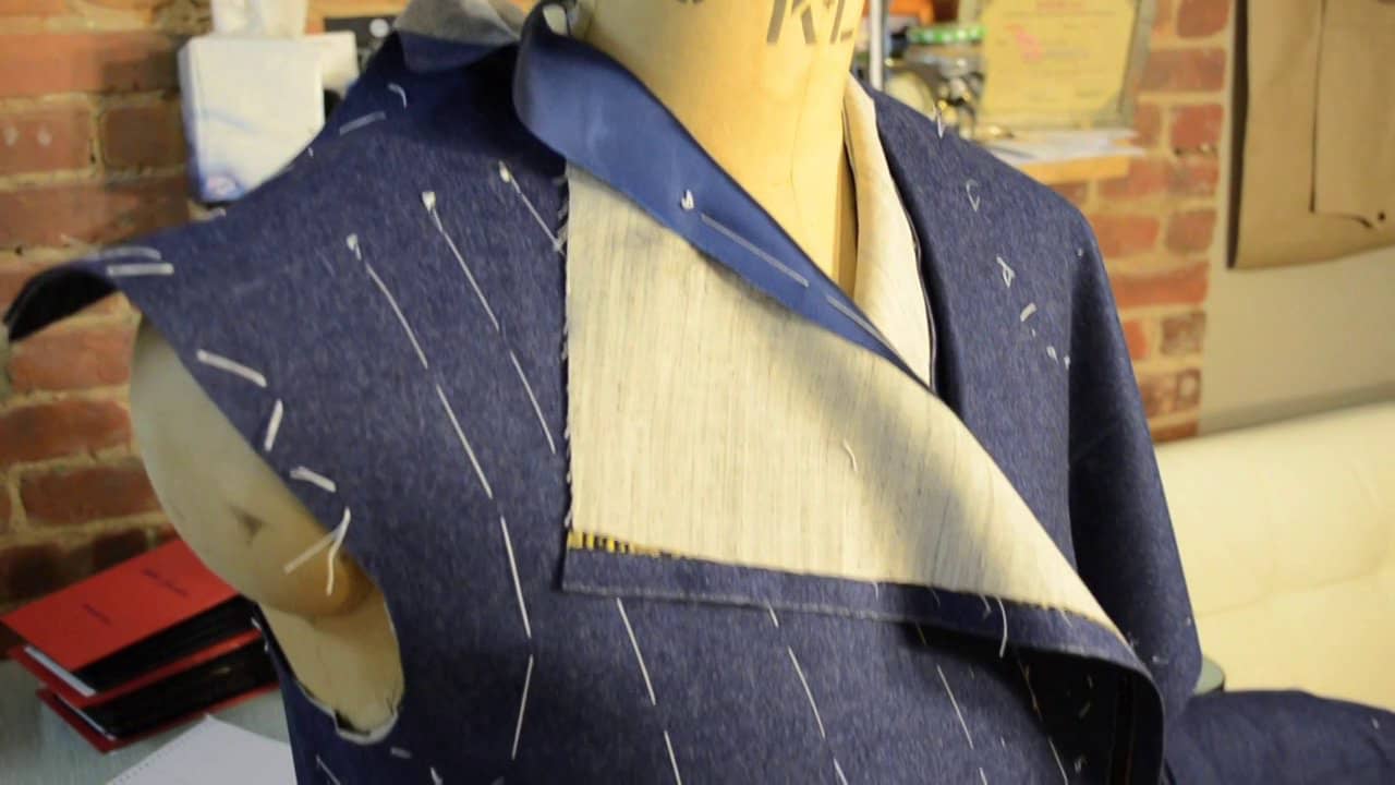 The Making of a Coat #12- Canvassing the Foreparts on Vimeo