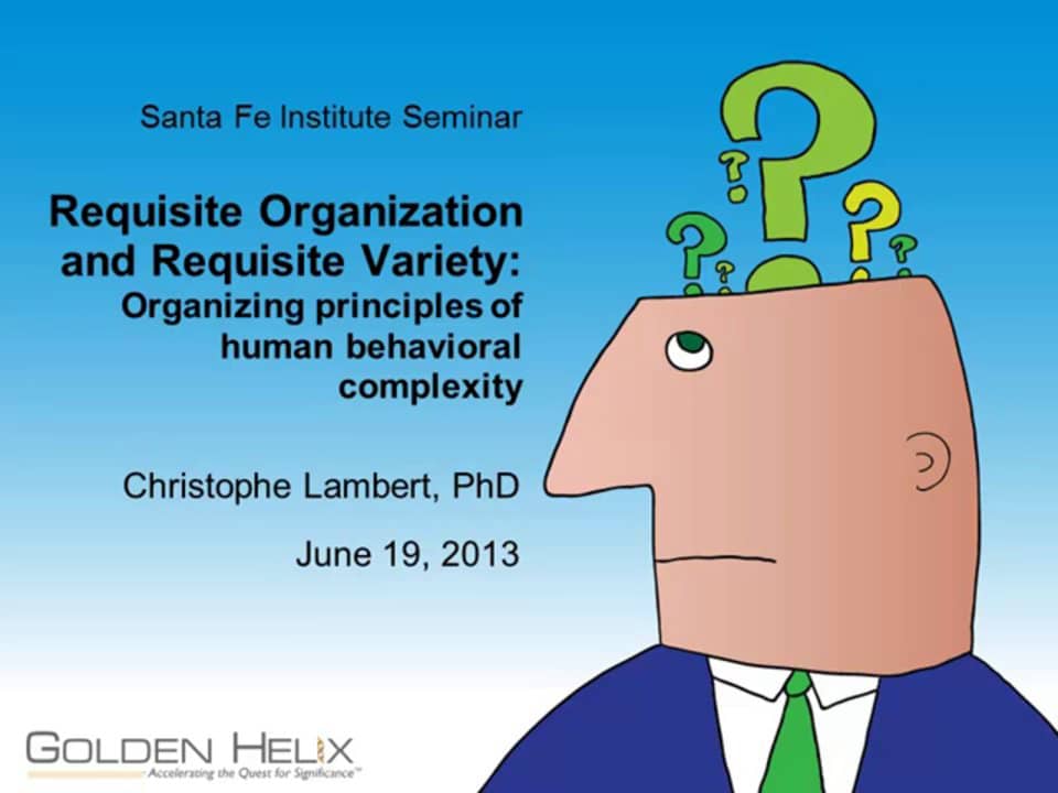 Requisite Organization and Requisite Variety: Organizing Principles of ...