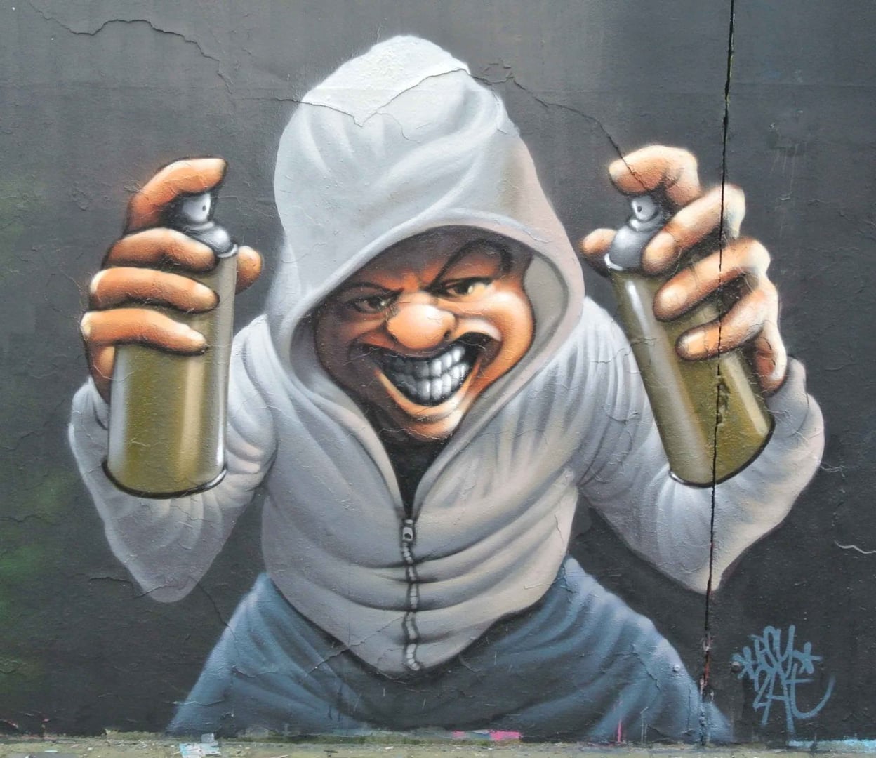 Time Lapse Graffiti. JEKS, DEMO, PSY-2HT and COBRA at Prinses ...