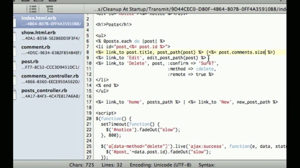 45 コメント件数を表示してみよう 【旧版】ruby On Rails 3入門 プログラミングならドットインストール 