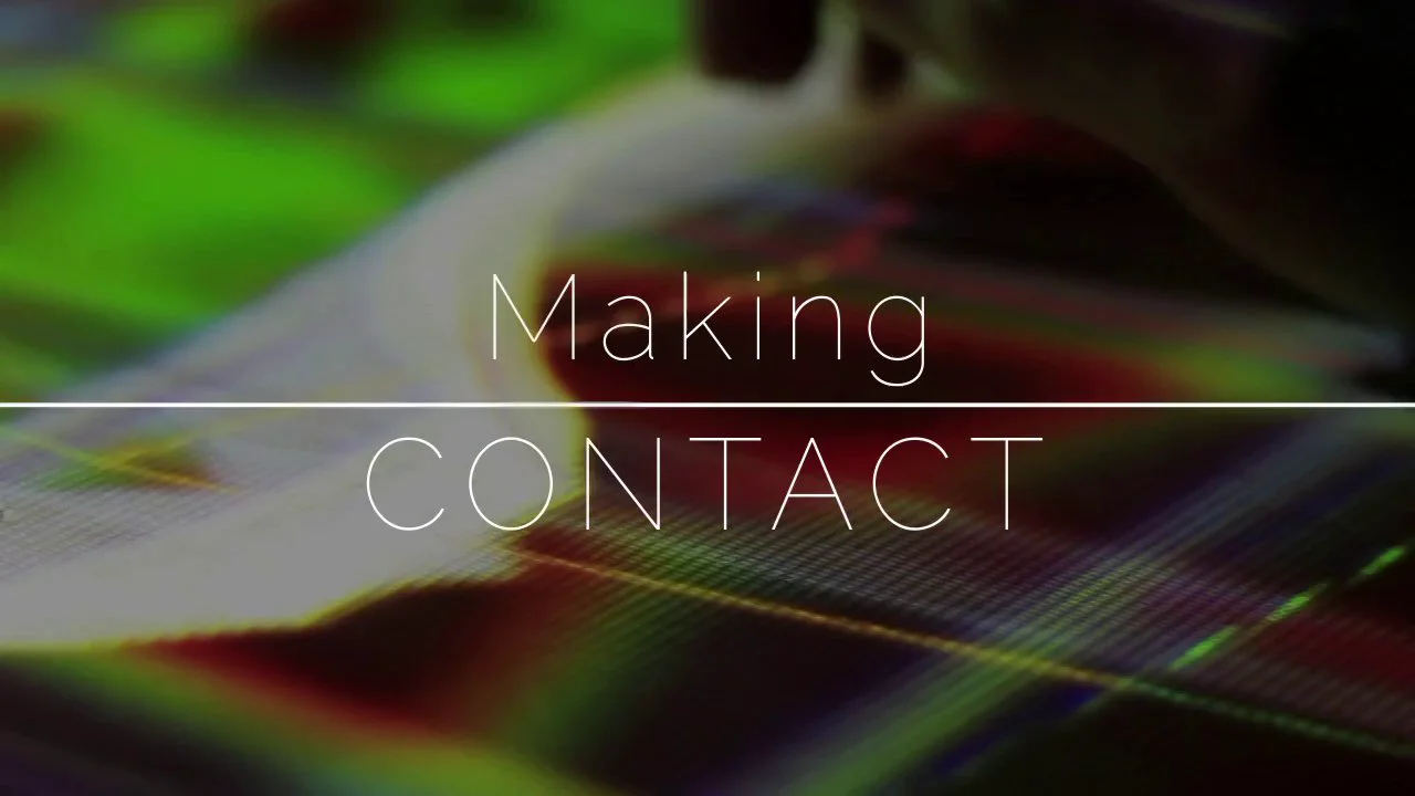 Making: CONTACT on Vimeo