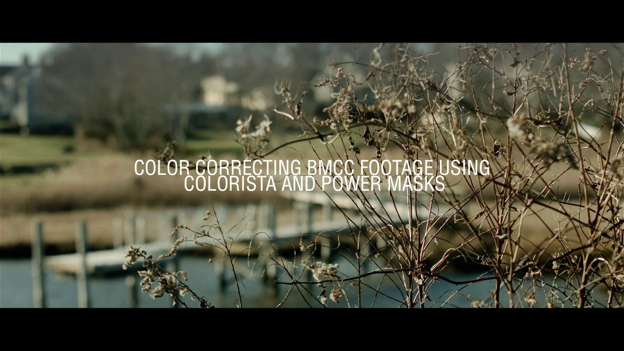 Editing BMCC Footage | Color Correcting Using MB Colorista and Power ...