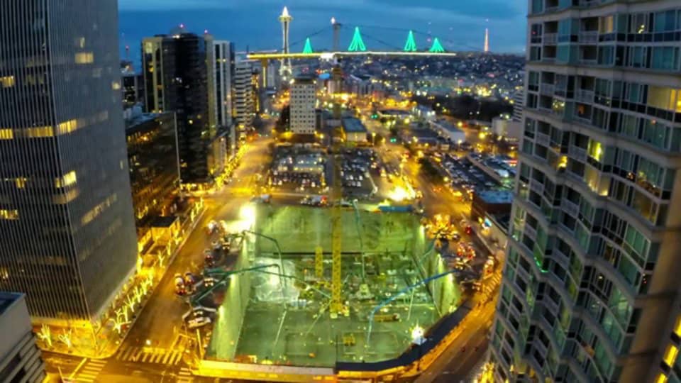 GeoEngineers Time-Lapse Video: Amazon Block 14 Foundation Pour on Vimeo