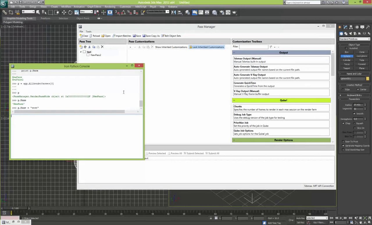 IronPython Console For 3ds Max on Vimeo